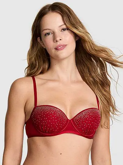 Pink Wink Wink™ Lightly Lined Balconette Bra - Red