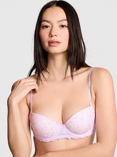 Pink Wink Wink™ Push-up Balconette Bra - Floral
