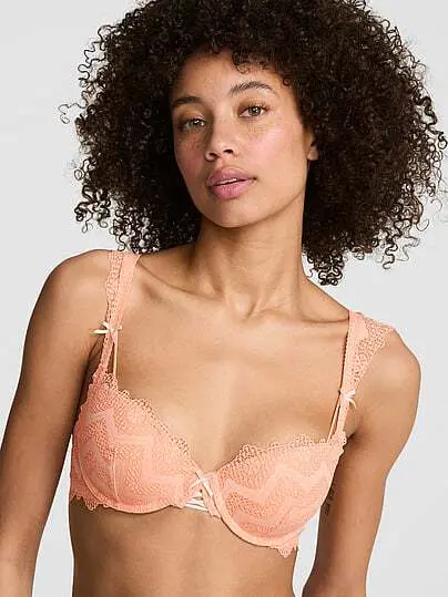 Pink Wink Wink™ Push-up Balconette Bra - Orange