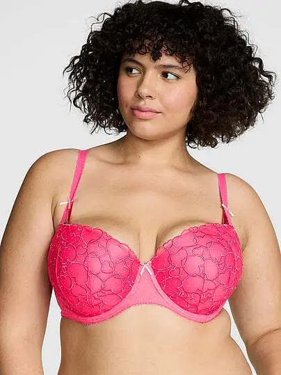 Pink Wink Wink™ Push-up Balconette Bra - Pink