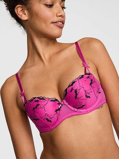 Pink Wink™ Push-up Balconette Bra - Pink