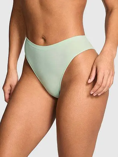 Pink Seamless Brazilian Panty - Green