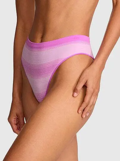 Pink Seamless Brazilian Panty - Pink