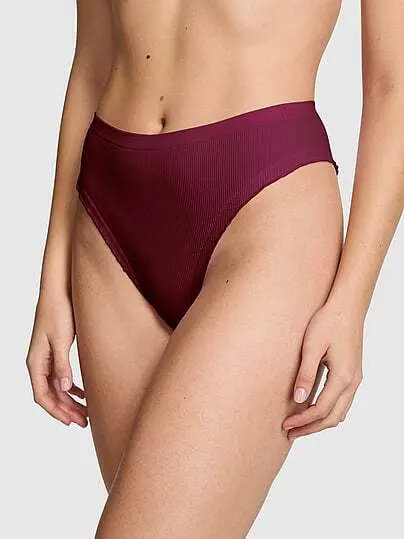 Pink Seamless Brazilian Panty - Purple
