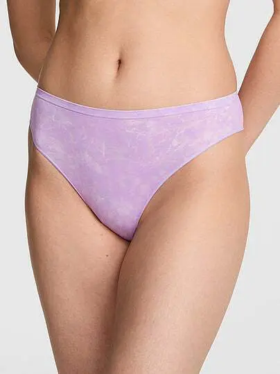 Pink Seamless Brazilian Panty - Purple