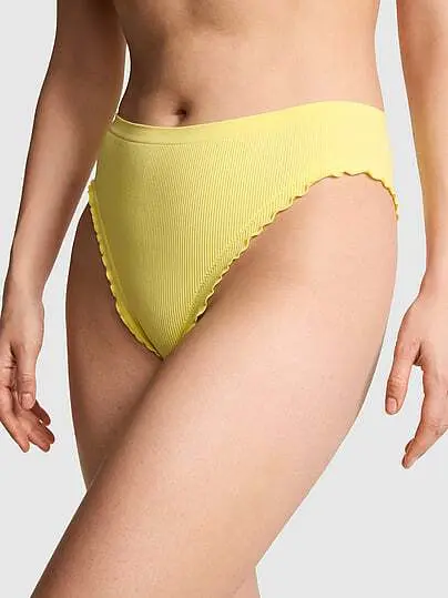 Pink Seamless Brazilian Panty - Yellow