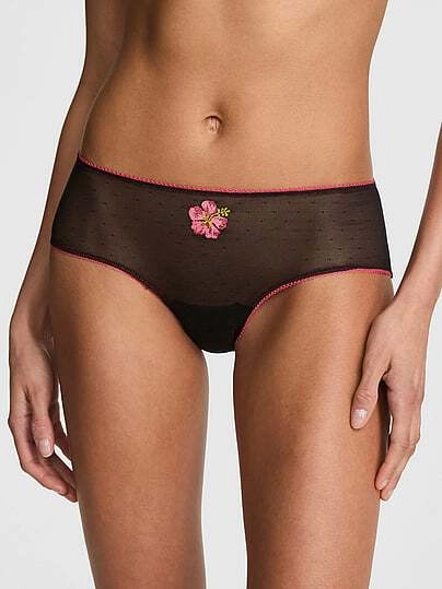 Pink Wink™ Cheeky Panty - Black
