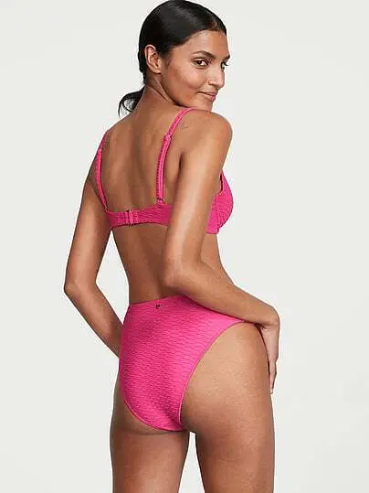 Victoria's Secret High-waist Twist Cheeky Bikini Bottom - Pink