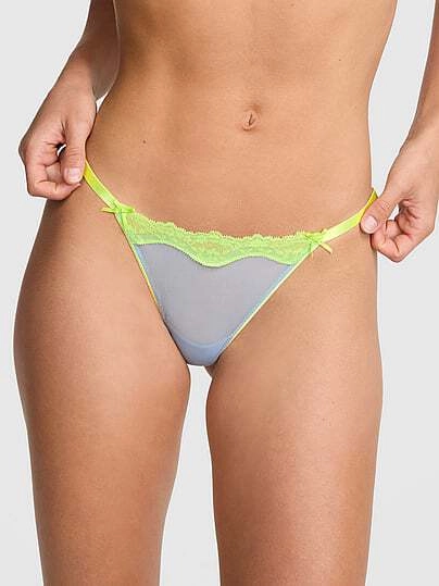 Pink Wink™ V-string Panty - Blue