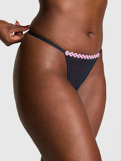 Pink Wink™ V-string Panty - Blue