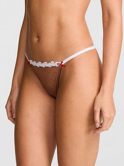 Pink Wink™ V-string Panty - Brown