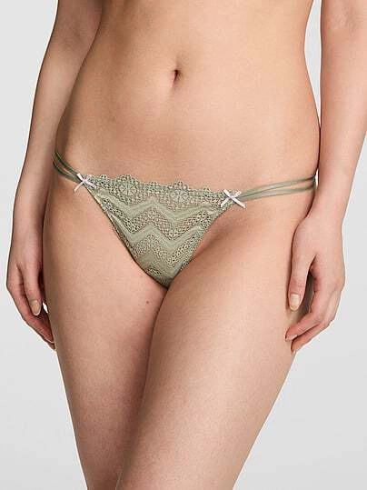 Pink Wink™ V-string Panty - Green