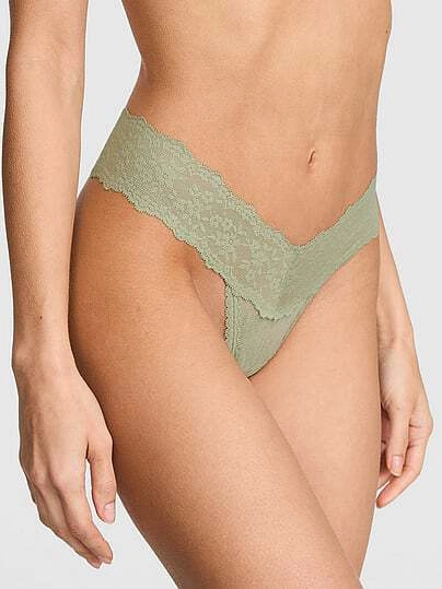 Pink Wink™ Thong Panty - Green