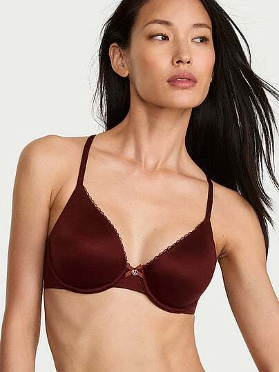 Victoria's Secret Body Victoria Invisible Lift Unlined Smooth Demi Bra - Brown