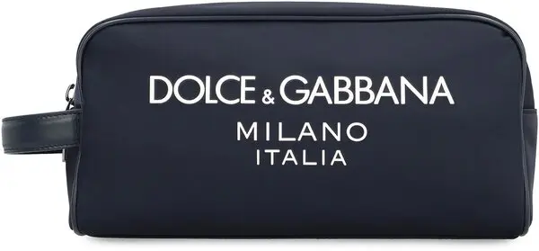 Dolce & Gabbana Nylon Wash Bag - Blue