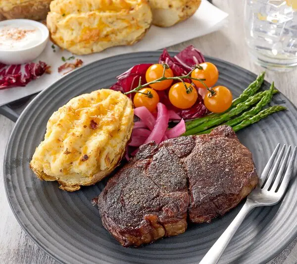 KANSAS CITY STEAK A-d Kansas City 10-oz Ribeyes W/ Potatoes Auto-delivery - One-color