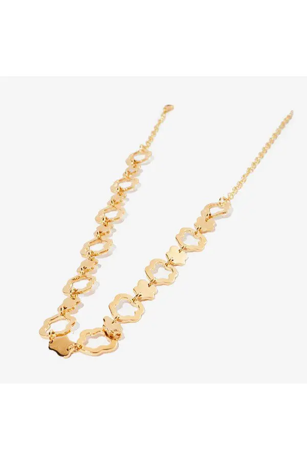 SOKO Njia Charm Link Choker Necklace - Gold