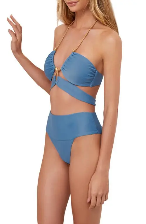 VIX PAULA HERMANNY Jessica Solid High Waist Bikini Bottoms