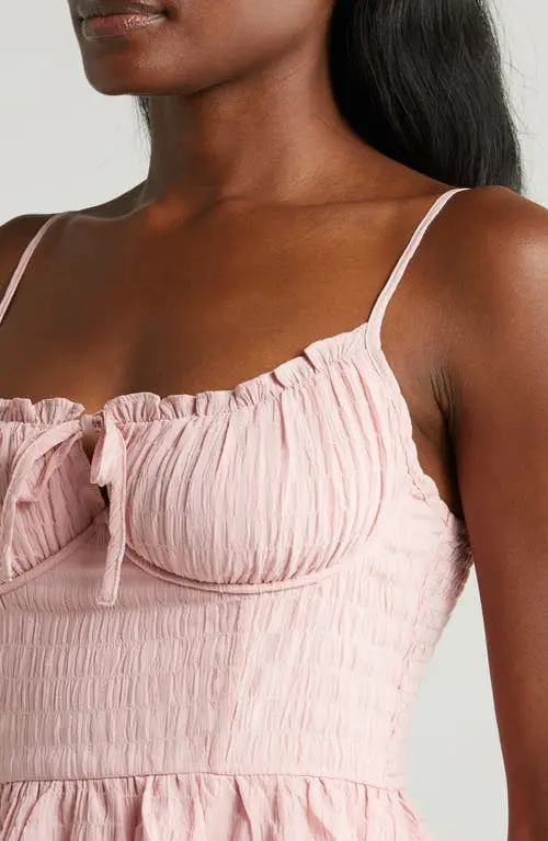 ALL IN FAVOR Peplum Bustier Camisole