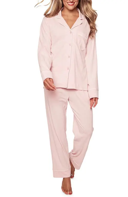 PETITE PLUME Luxe Pima Cotton Pajamas - Pink