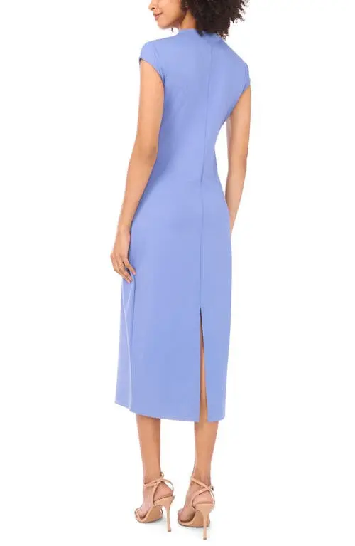 Vince Camuto Mock Neck Midi Dress