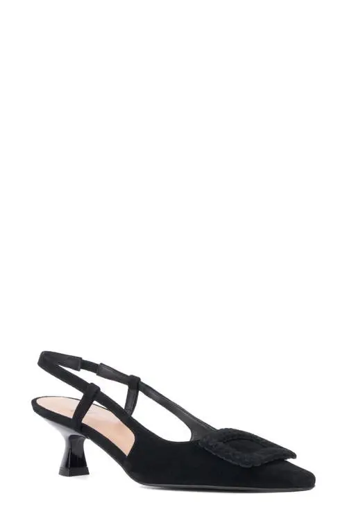 Aquatalia Arabella Kitten Heel Slingback Pumps