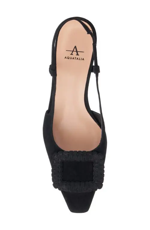Aquatalia Arabella Kitten Heel Slingback Pumps