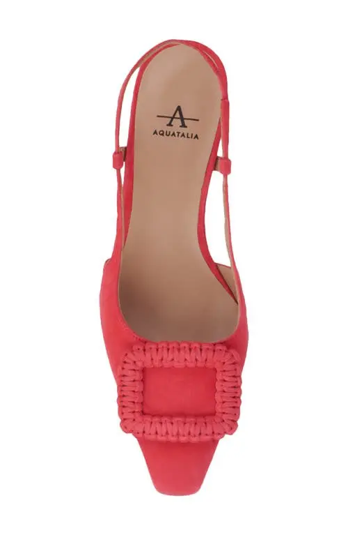 Aquatalia Arabella Kitten Heel Slingback Pumps