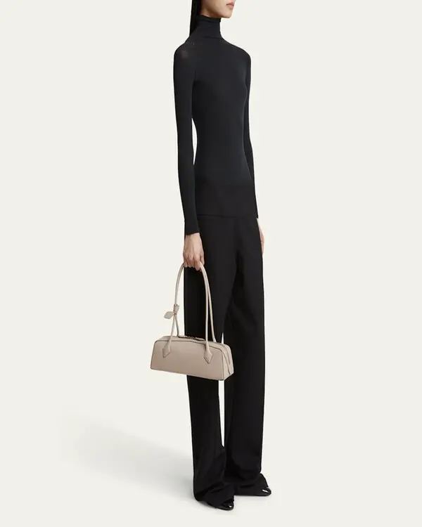 Alaïa Le Teckel Medium Shoulder Bag - Olive