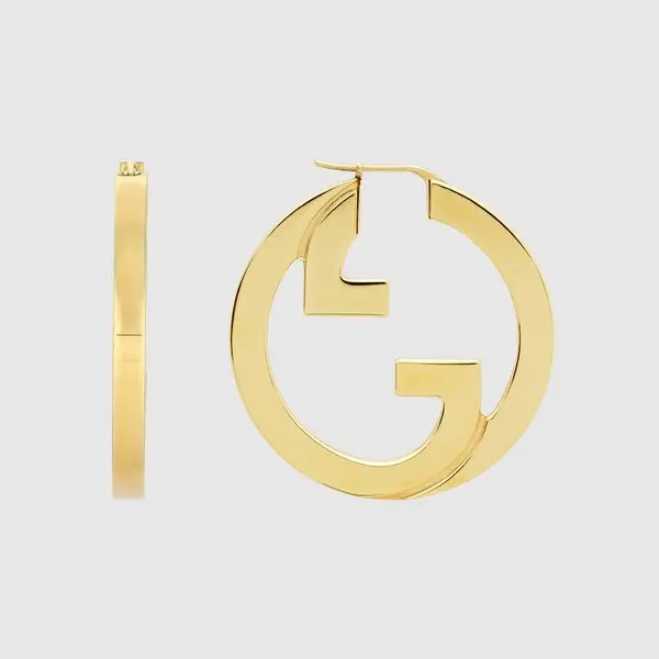 Gucci Blondie Hoop Earrings - Gold-toned Metal