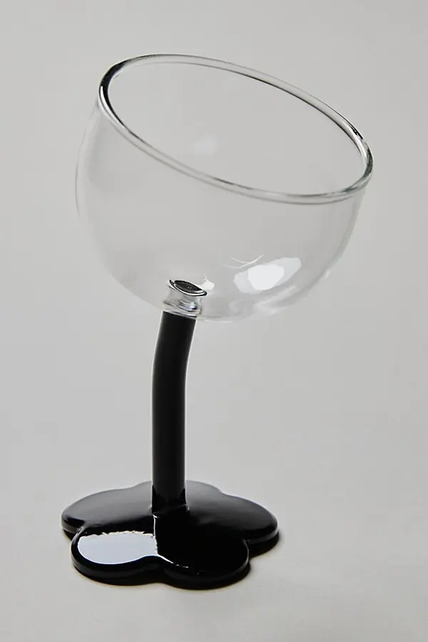Free People Crooked Flower Wine Glass