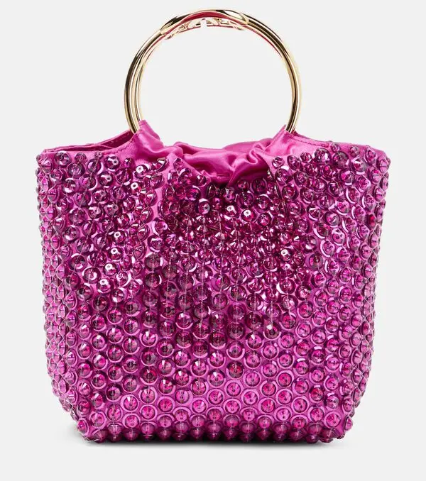 Valentino Garavani Carry Secrets Small Embellished Bucket Bag