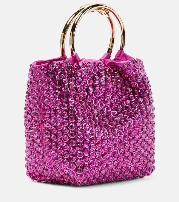 Valentino Garavani Carry Secrets Small Embellished Bucket Bag
