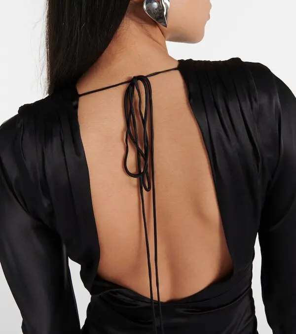 Alessandra Rich Silk Mini Dress