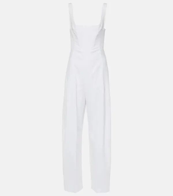Stella McCartney Linen And Cotton Jumpsuit - White