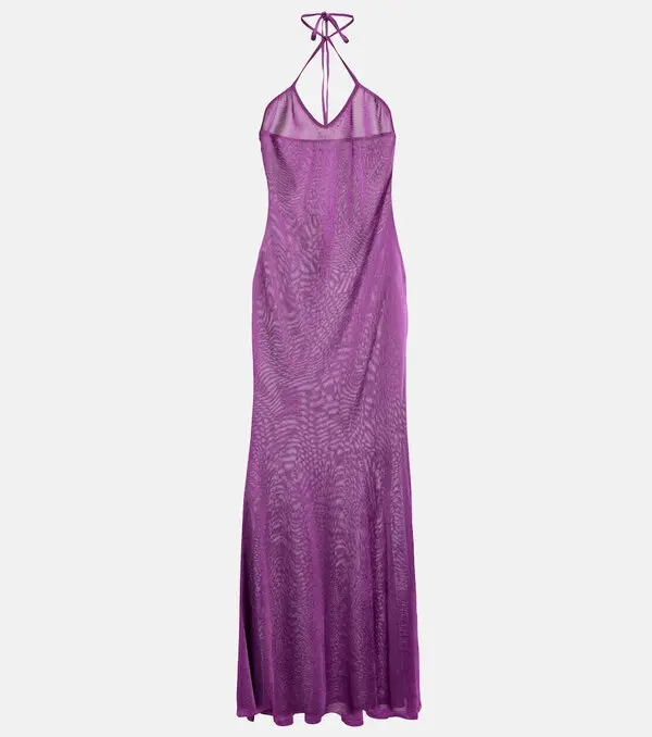 TOM FORD Halterneck Maxi Dress - Pink