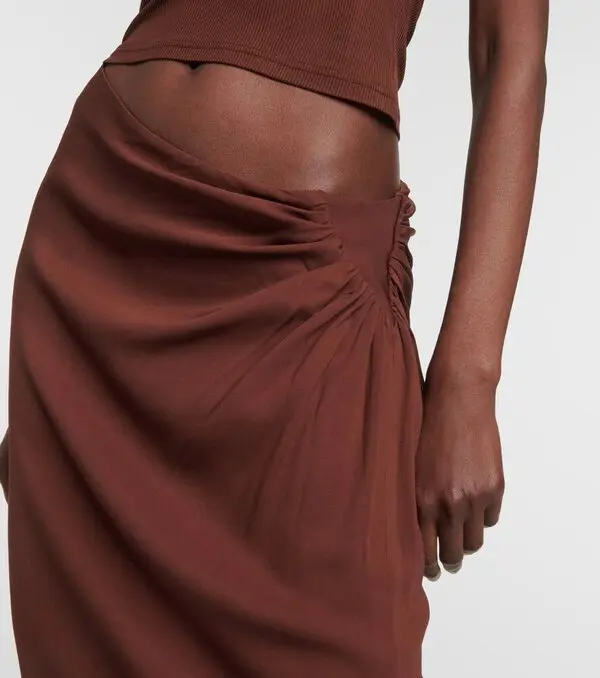 Christopher Esber Fusion Tee Midi Dress - Brown