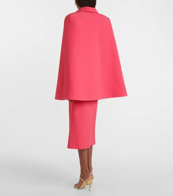 Safiyaa Hadley Caped Blazer - Pink