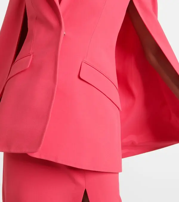 Safiyaa Hadley Caped Blazer - Pink