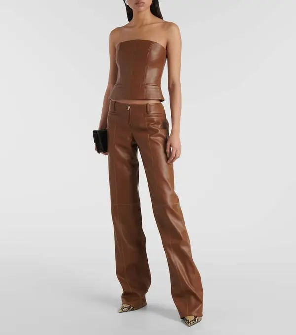 AYA MUSE Cida Low-rise Straight Pants
