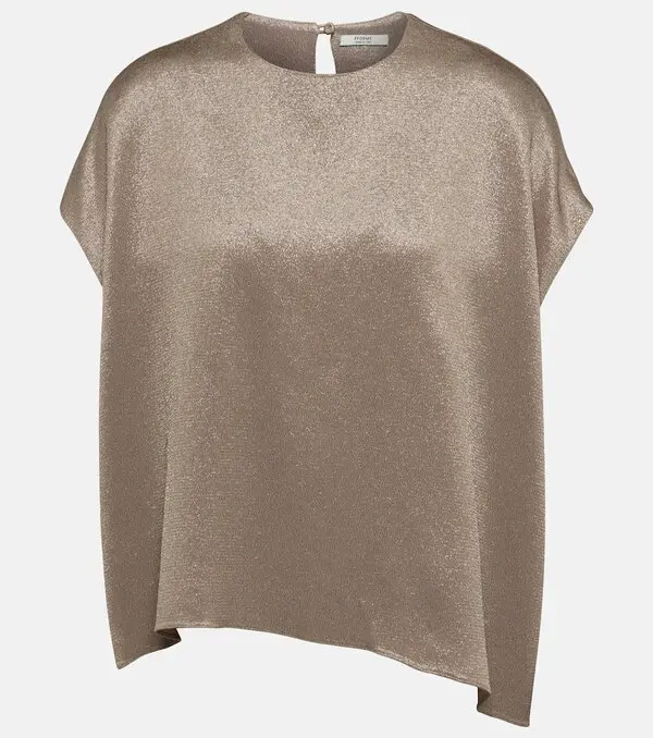 FFORME Ethel Metallic Top - Pink
