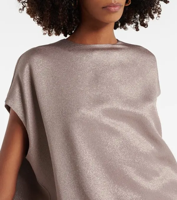 FFORME Ethel Metallic Top - Pink