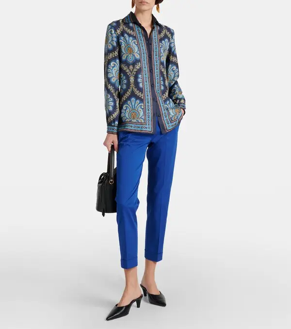 Etro High-rise Slim Pants