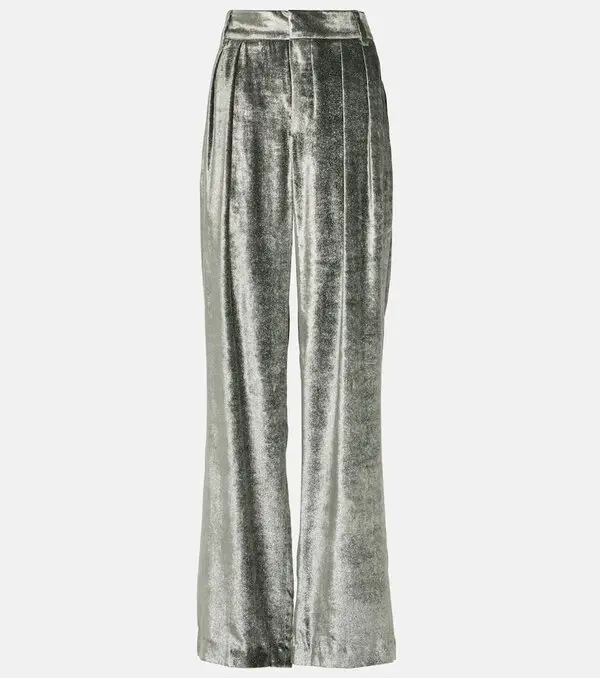 Brunello Cucinelli Velvet Wide-leg Trousers