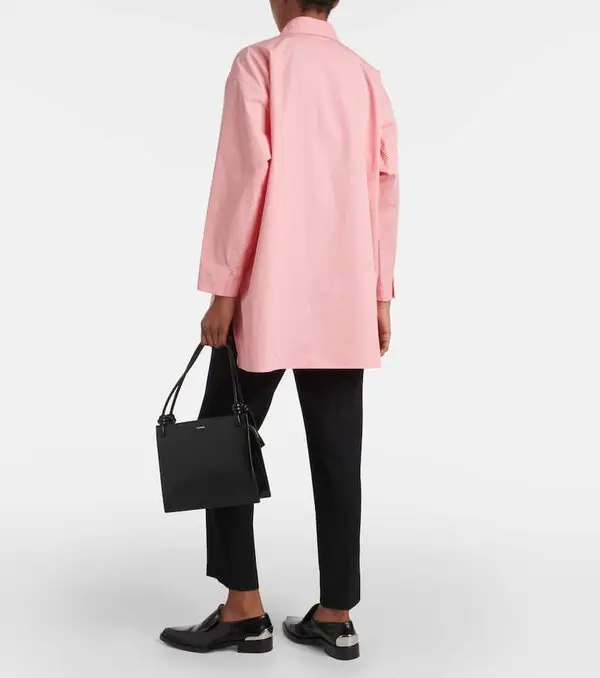 JIL SANDER Cotton Poplin Shirt - Pink