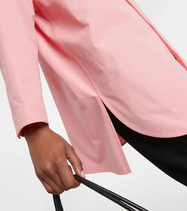 JIL SANDER Cotton Poplin Shirt - Pink