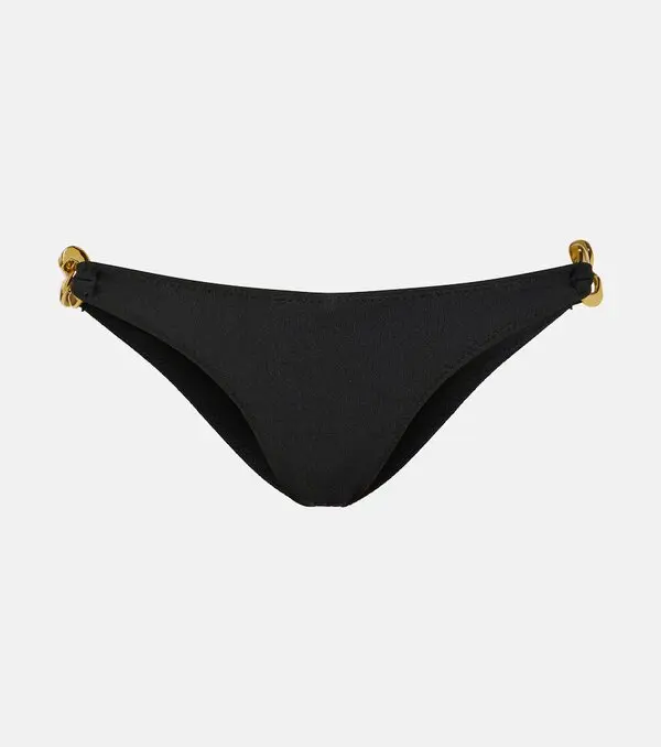SAME Chain-detail Bikini Bottoms - Black