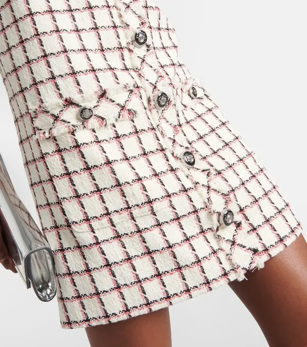 Veronica Beard Laurel Cotton-blend Tweed Minidress
