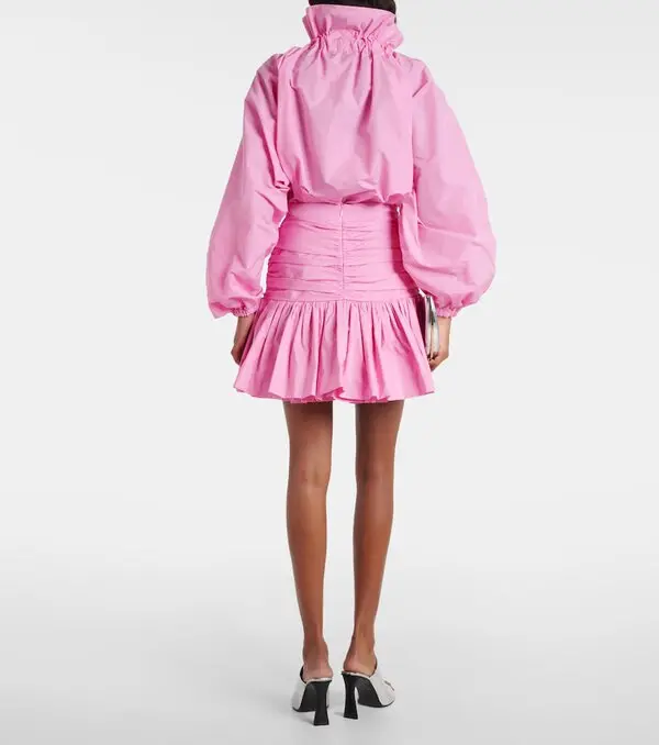 PATOU Ruffled High-rise Mini Skirt