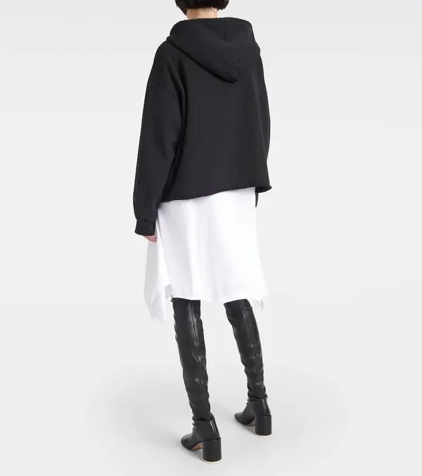 MAISON MARGIELA Logo Cotton Jersey Hoodie